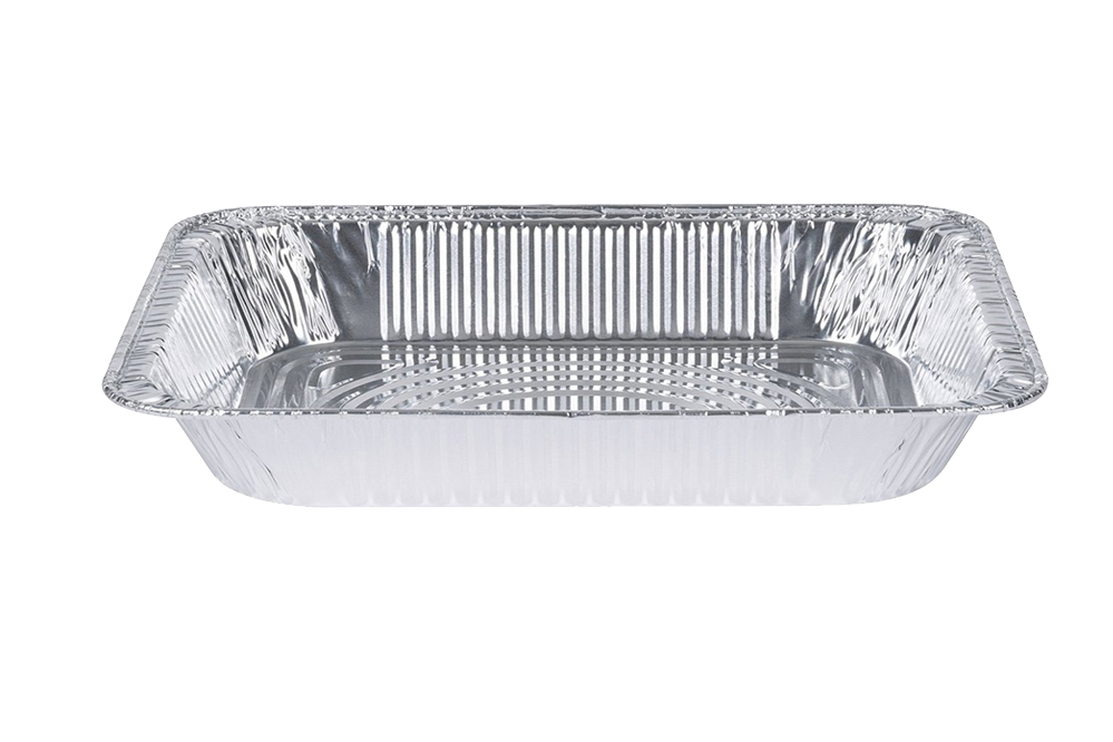 Shallow Half-Size Aluminum Containers at Paper Plus