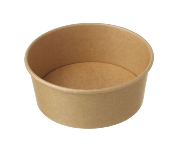 Kraft Paper Bowl, 12oz, 500pcs, ( Lid:HPE-PBWL16LD ) #HyPax – Paper Plus